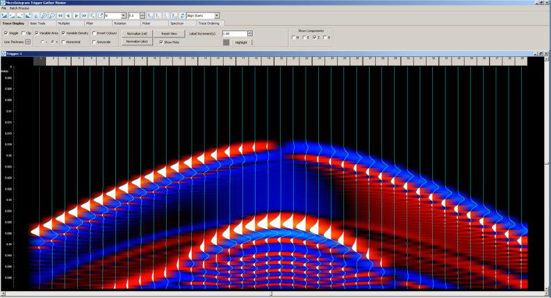 Microseisgram | Microseisgram microseismic software